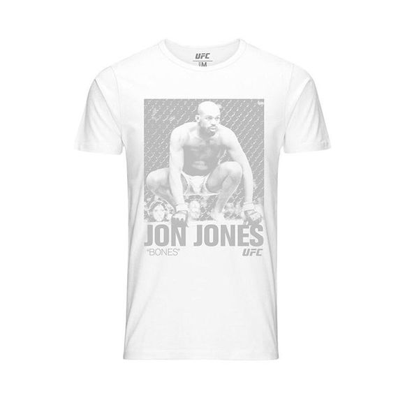UFC | Shirts | Ufc Mens Jon Jones Bones Graphic Tshirt White Dm | Poshmark